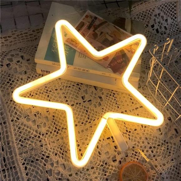 Other | Star Led Light Neon Signs Neon Lights For Wall Decorusb Or ...